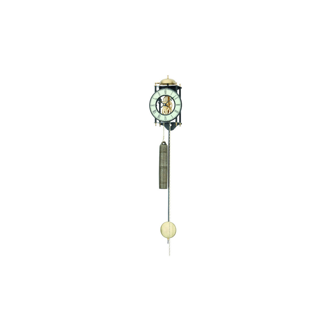 Wall clock AMS 302, Mechanical, White, Analogue, Classic - EVOLD